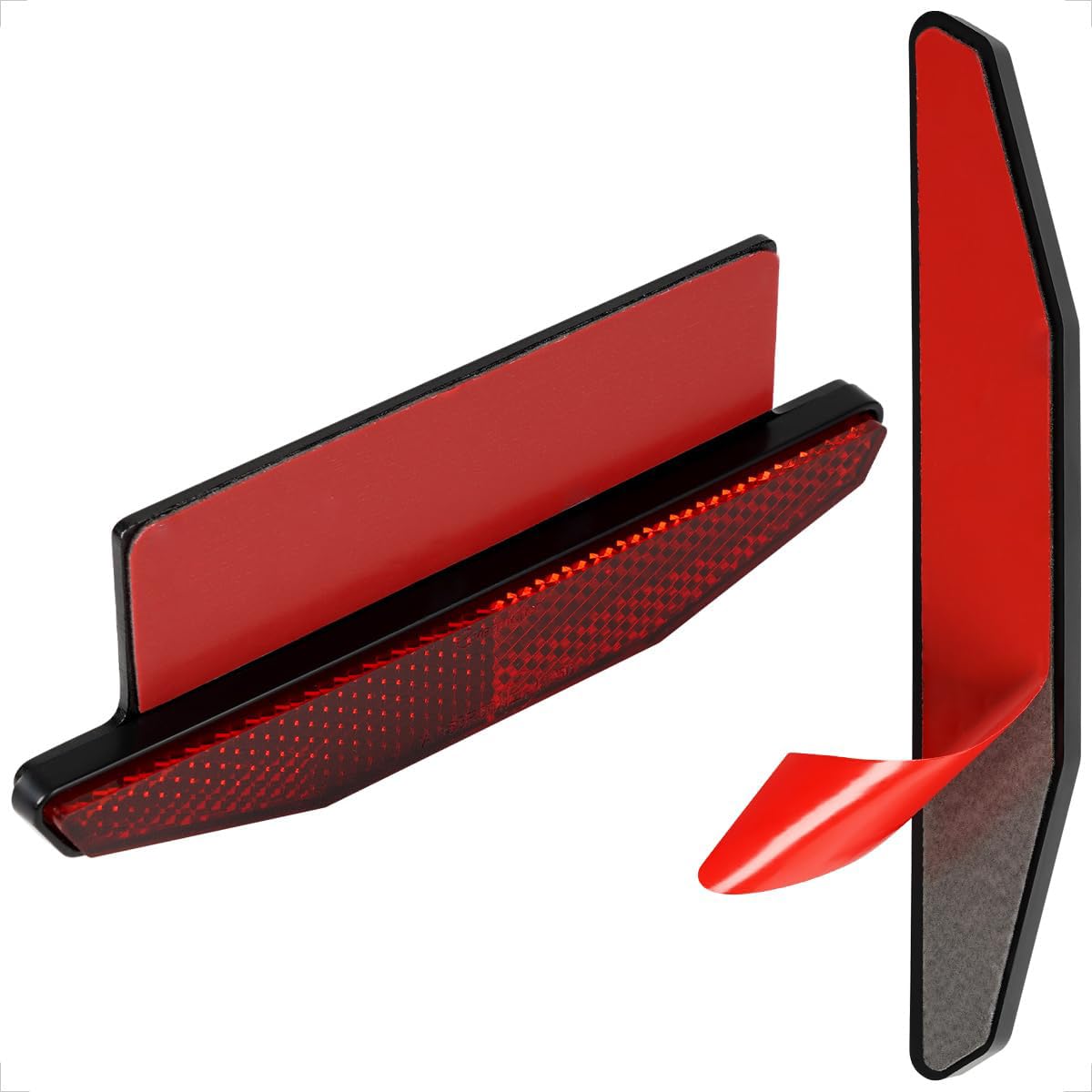 Snapklik.com : Evermotor 2 Packs Motorcycle Trapezoidal Rear Reflector ...