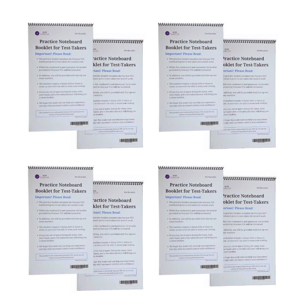 Being MissUnderstood 8 Test Day Practice Notepads to Test Prep for MCAT ...