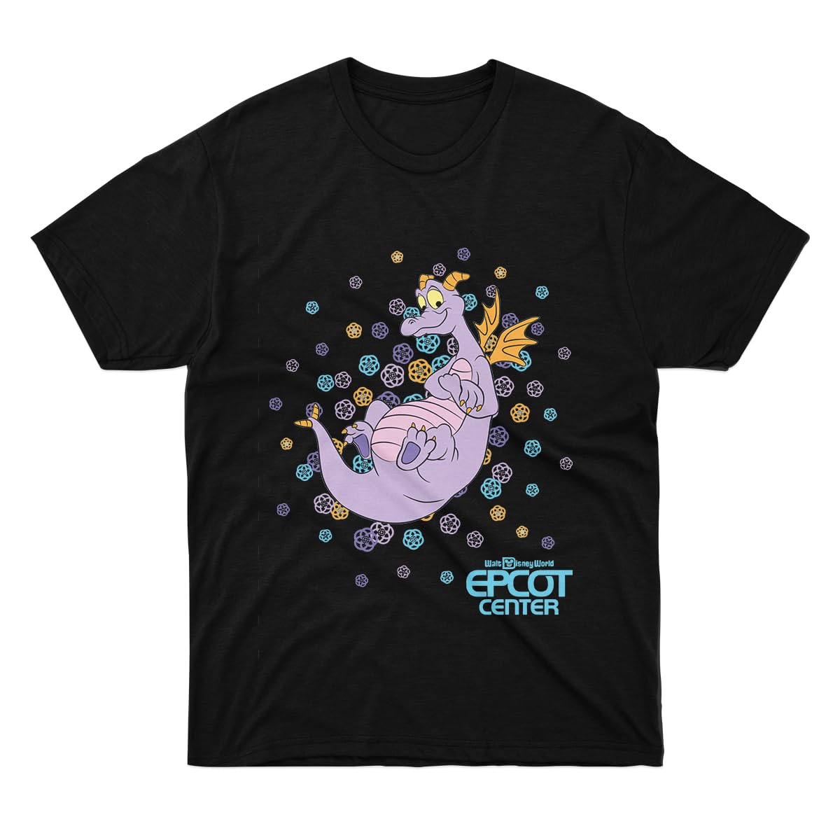 T-Shirt Epcot Event Center Novelty Confetti Big Figment Family Short ...