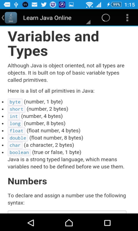 Free Java Tutorials - Application sur Amazon Appstore