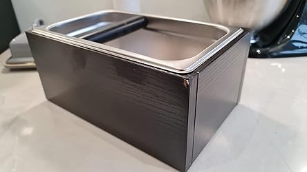 Coffee Knock Box Stainless Steel Coffee Grind Bin with Handle Coffee ...