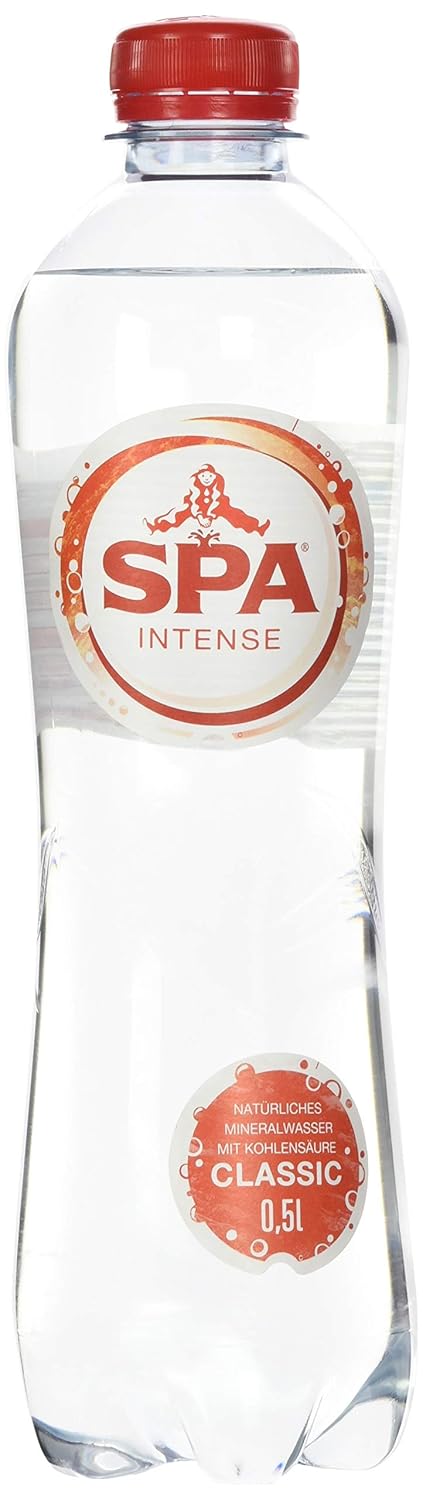 SPA Intense Mineralwasser, 24er Pack, EINWEG (24 x 500 ml) : Amazon.de ...