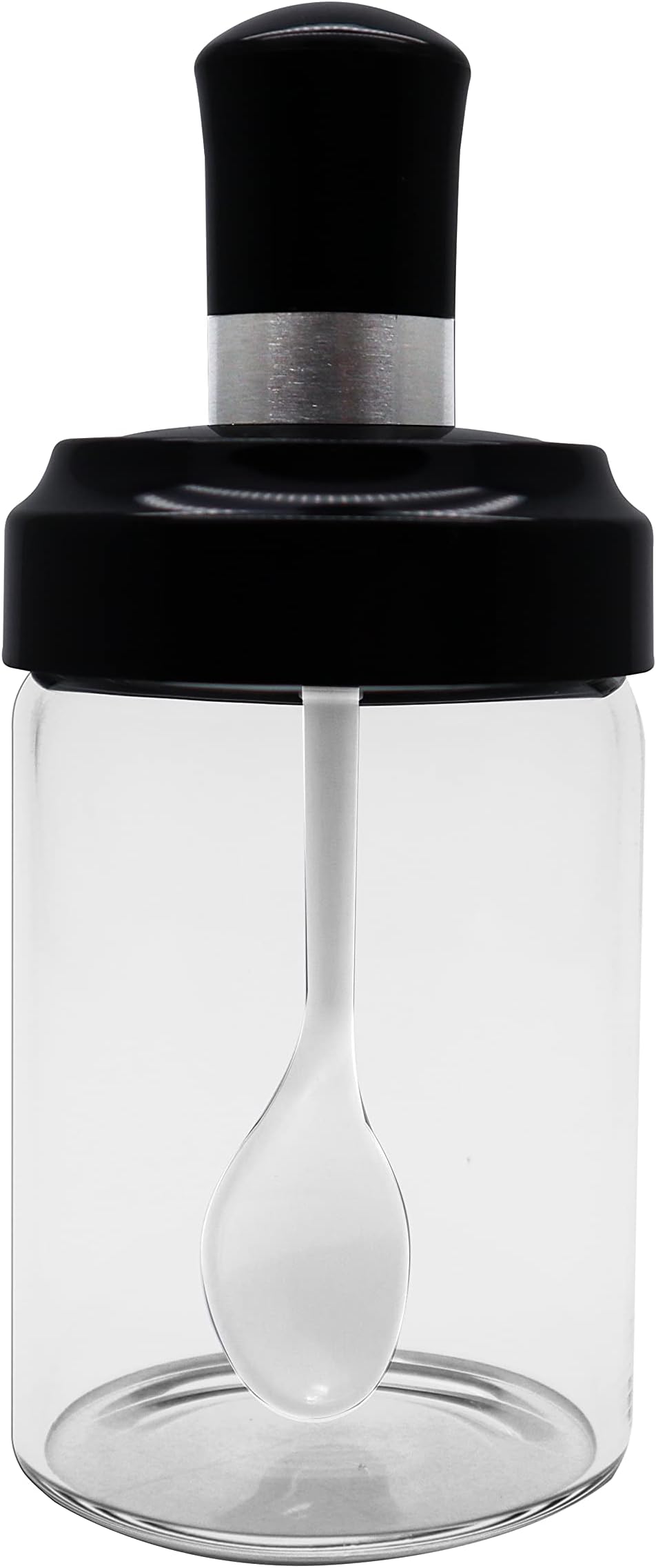 Amazon.com | EIKS Glass Condiment Pot with Spoon, Seasoning Jar ...
