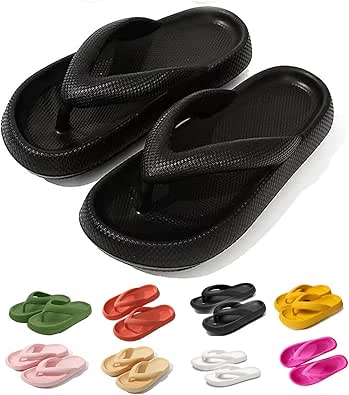 Amazon.com | Cloudies Flip Flops for Women, Cloudies Slides for Women ...