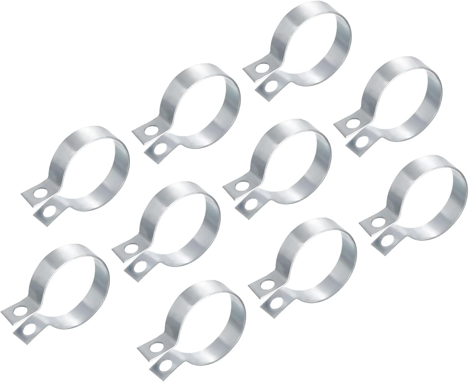 uxcell 10Pcs Split Ring Hanger Pipe Strap Fit 2"(50mm) Metal Pipe ...