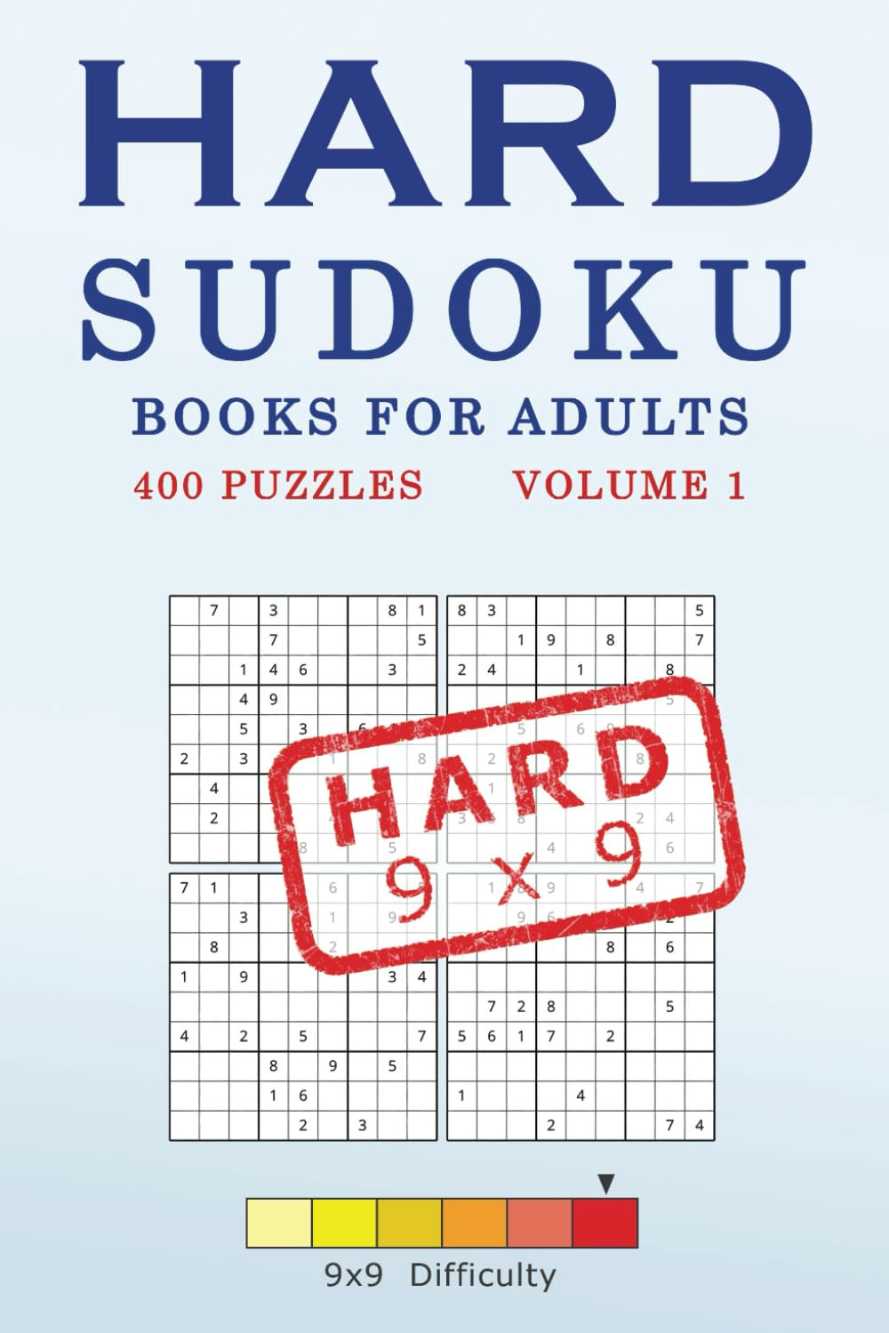 Hard Sudoku Books for Adults, 9x9: Volume 1: Brinkstone Press, Allen ...