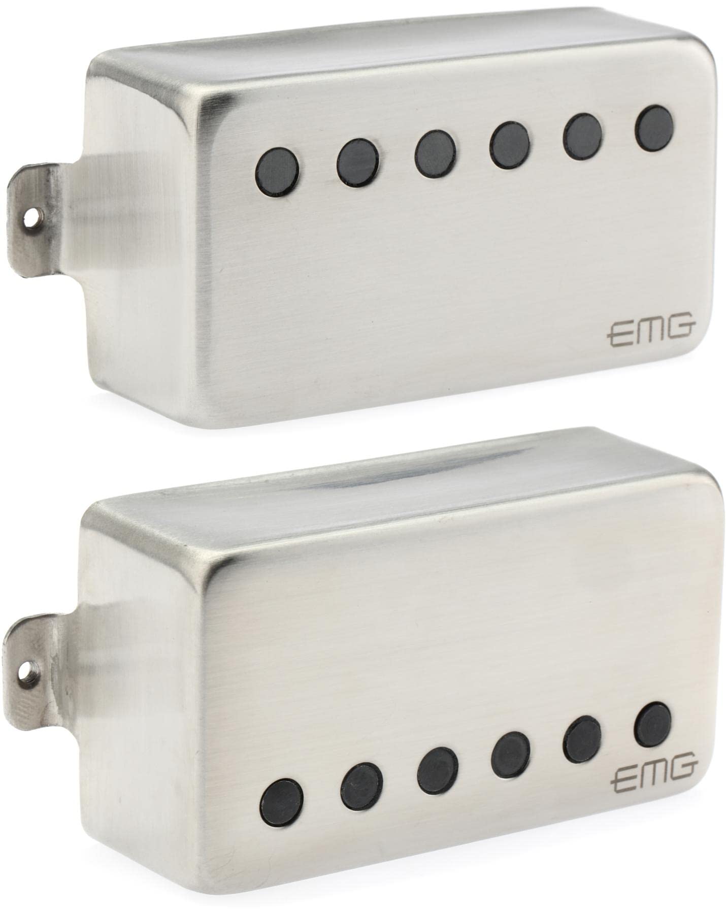 Amazon.com: EMG 57/66 TW Dual Mode Humbucker Pickup Set, Brushed Chrome ...
