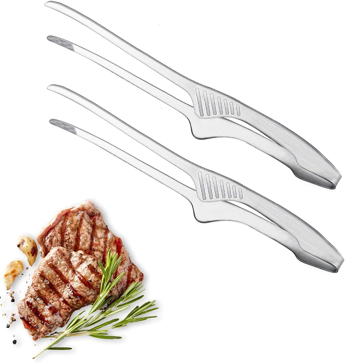 Amazon.com: Sori Yanagi Stainless Steel Tongs: Flatware Serving Tongs ...