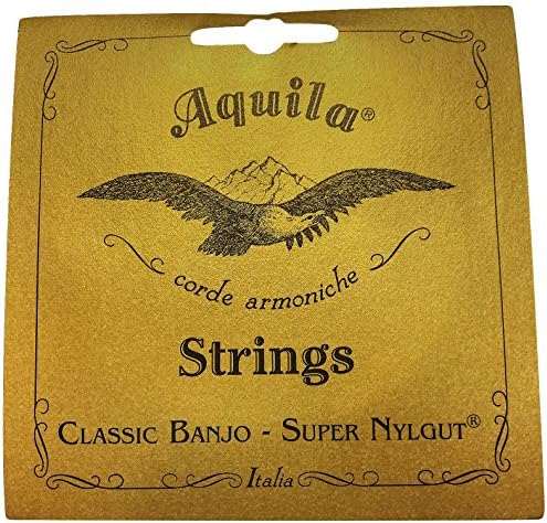 Amazon.com: Aquila New Nylgut AQ-1B Banjo Medium Tension DBGDG-Set of 5 ...