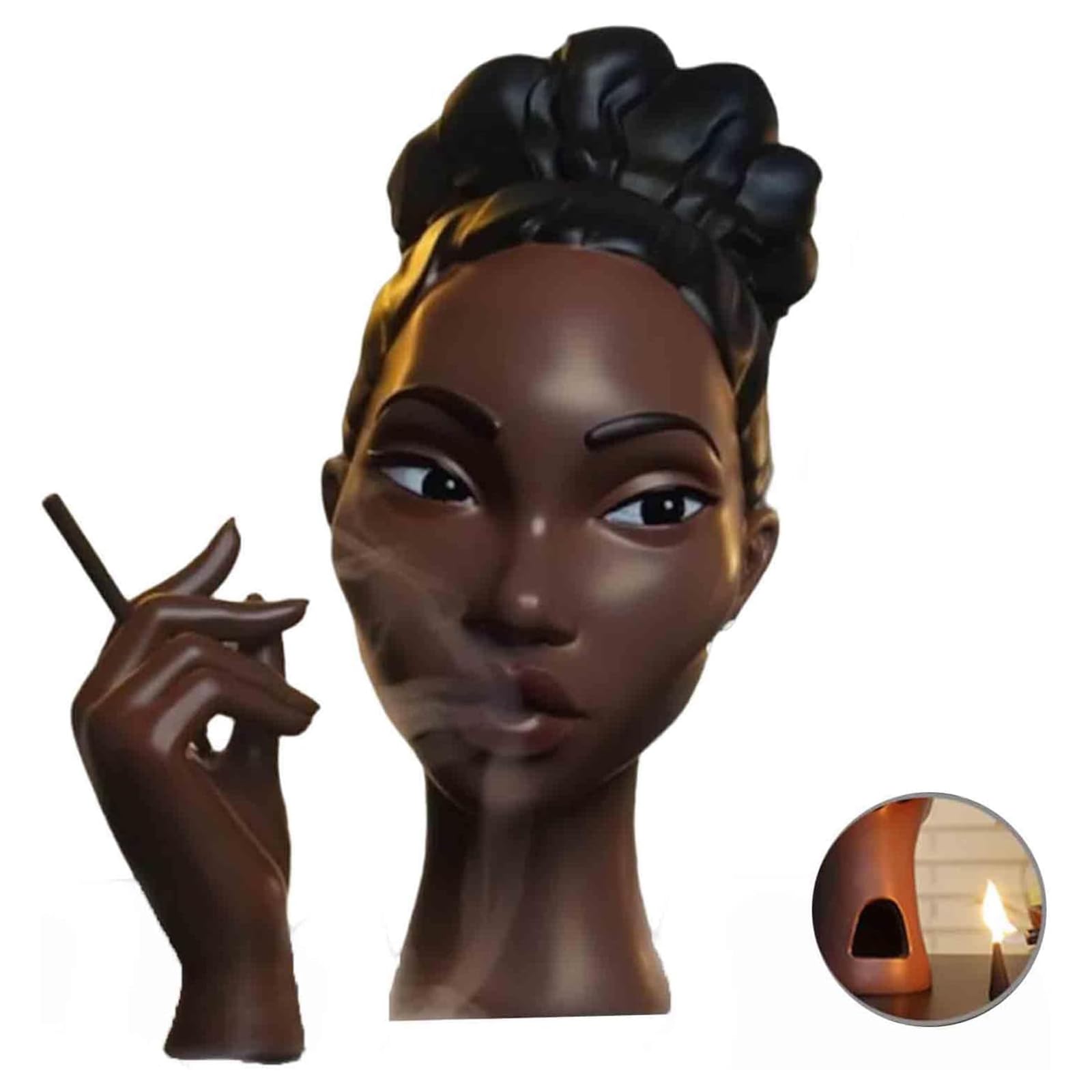 Amazon.com: Headscents Head Scents Burner Black Women Solange Elegant ...