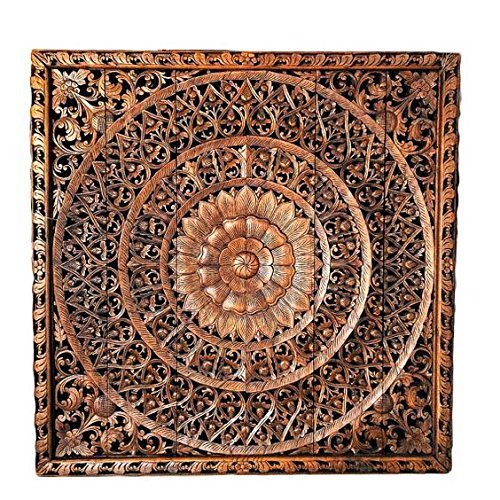 Aarsun Woods Handcrafted Stylish Decorative MDF Jaali Panel (2 x 2 ...