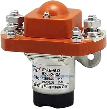 Amazon.com: ZLJ SZJ MZJ-200A DC contactor 12V24V36V48V60V(ZLJ-200A,DC 24V) : Industrial & Scientific