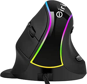 Ergonomic Vertical Mouse, eirix USB Computer Mice with 5 Adjustable DPI ...
