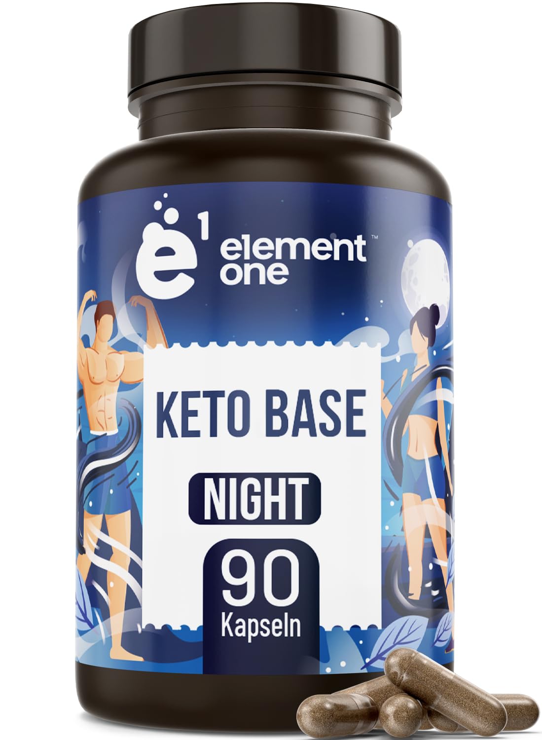 Keto Base Night - 90 Kapseln für nächtliche Versorgung ohne Koffein ...
