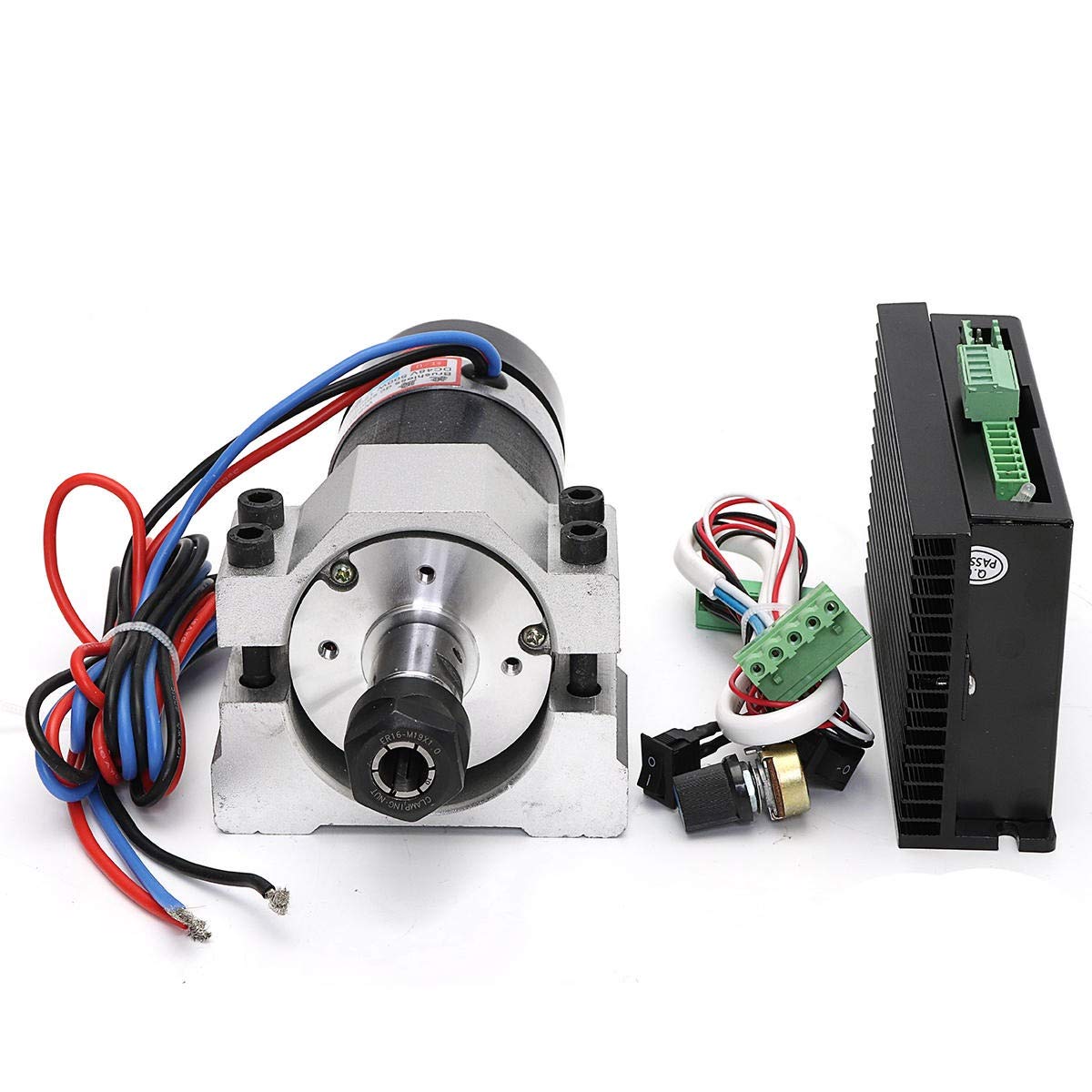 48v 500w Brushless Spindle Dc Motor Ws55 220s Brushless Spindle ...