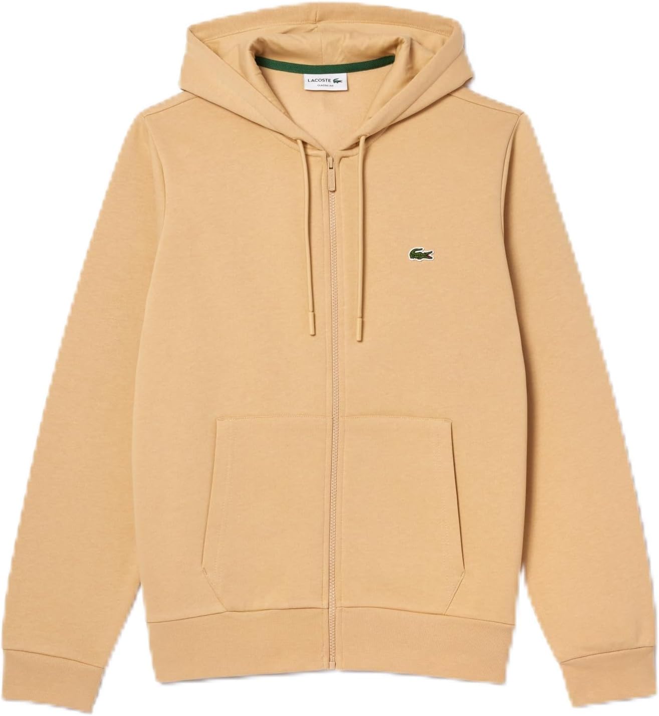 Lacoste Men's Long Sleeve Solid Full Zip Mm at Amazon Men’s Clothing store