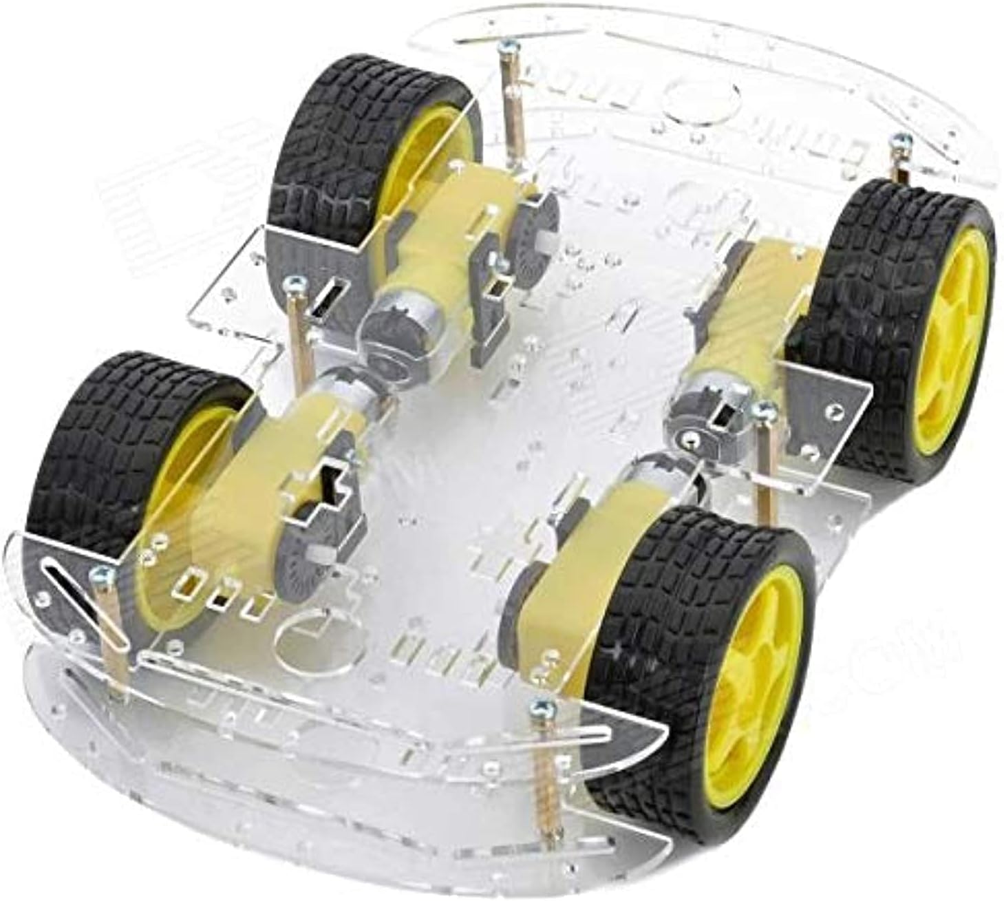 Arduino Smart Robot 4 Wheel Car Chassis Kit: Buy Online at Best Price ...