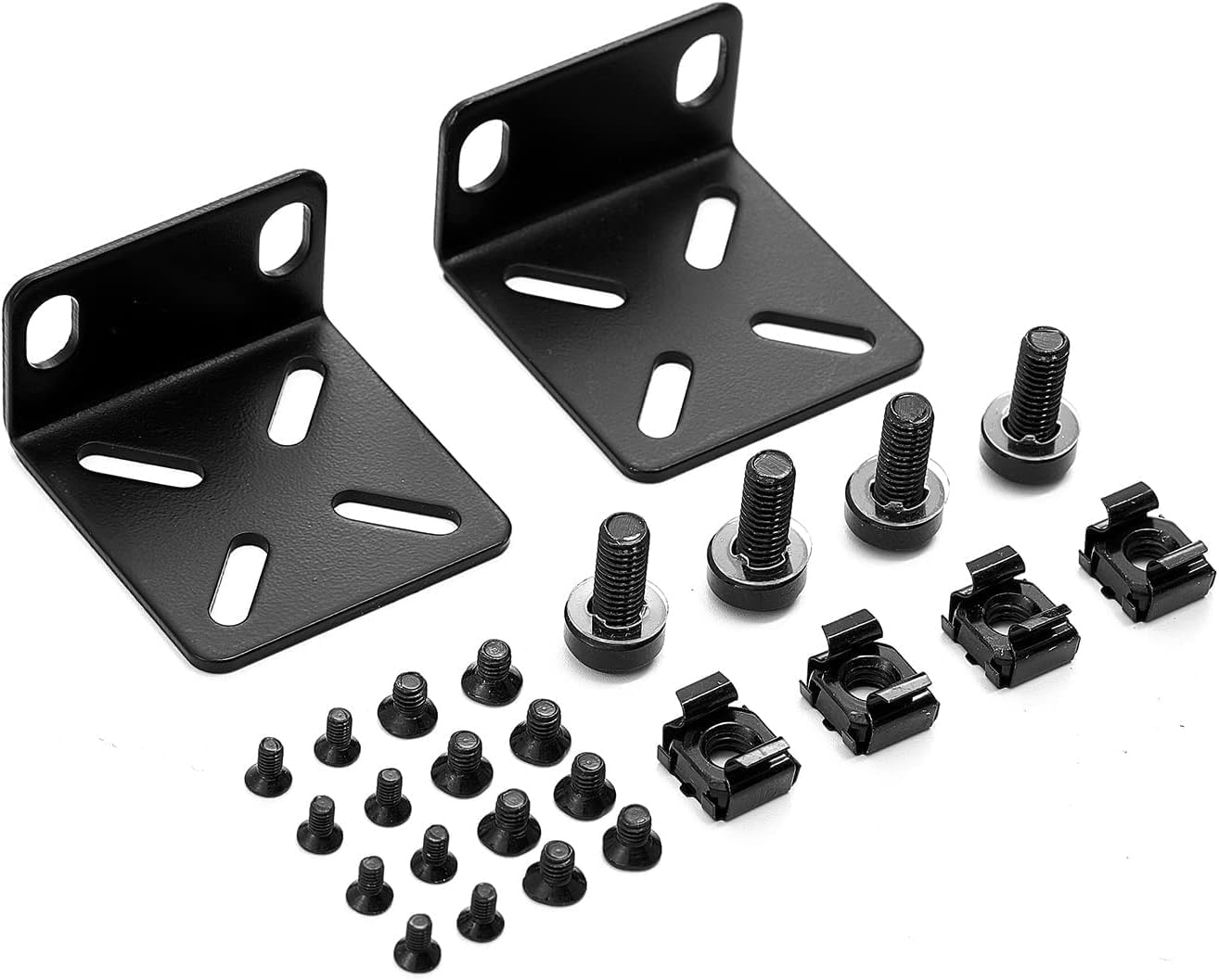 Rack Mount Kit Universal 1U Rack Ears with Adjustable Holes Distance ...