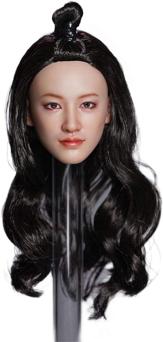 Amazon | 「AC」SUPER DUCK SDH045 1/6 アジア 女性 美人 濃姫 可動 アクション フィギュア用 ヘッド B | フィギュア・ドール 通販