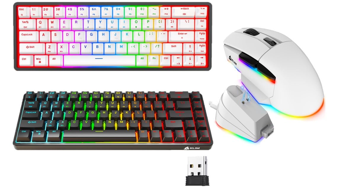 Buy KLIM Blaze & Shift Bundle - New 2024 - Wireless Gaming Keyboard and ...