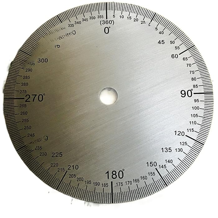 Amazon.com: Stainless steel dial, 360 degree angle dial, angle dial ...