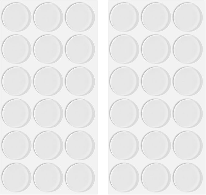 Amazon.com : 36 Glass Table Top Anti Slip Pads 20mmx 2mm Clear Bumpers ...