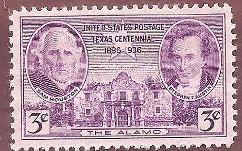 Amazon.com: Postage Stamps U.S. Texas Statehood The Alamo Stephen F ...