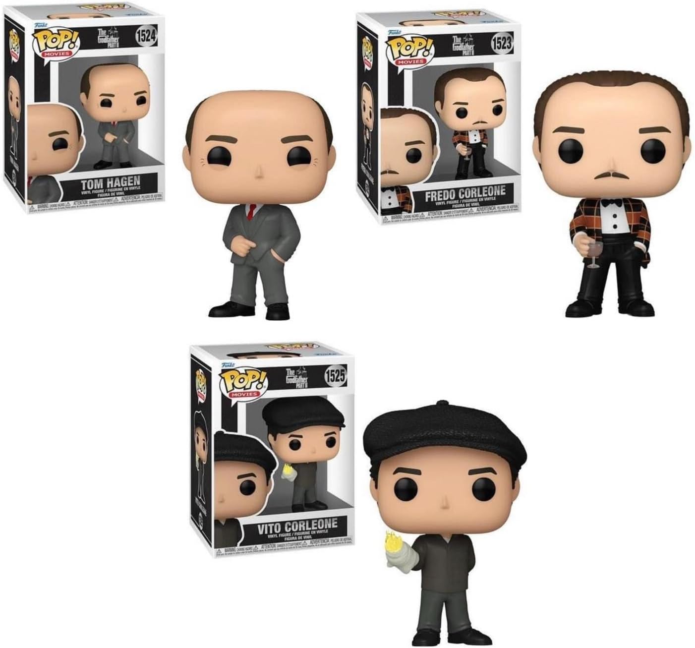 Amazon.com: Funko The Godfather Part II Pop! Complete Set (3), OS ...