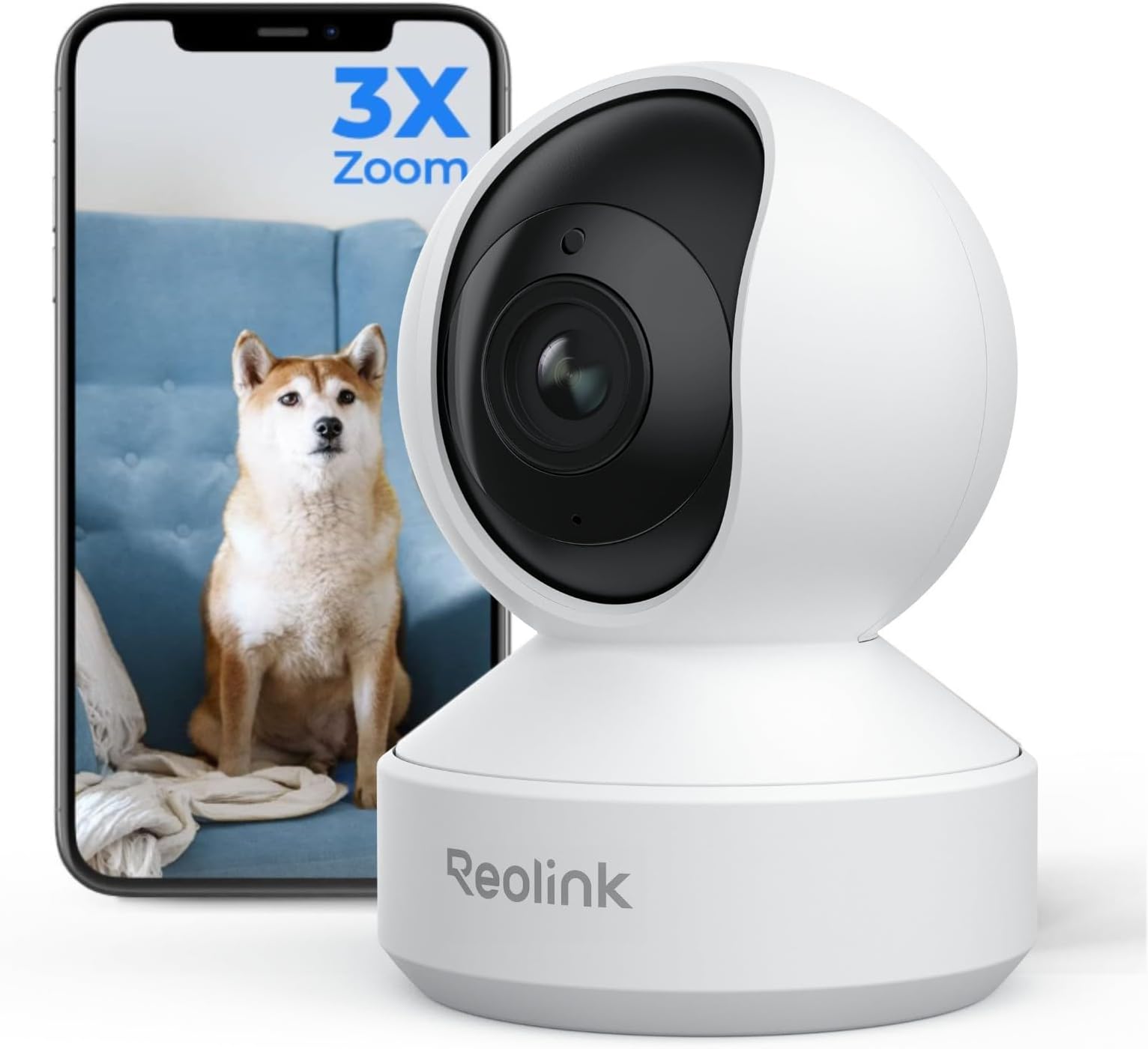 Amazon.com : REOLINK Smart 4K UHD Pan & Tilt Dual-Band Wi-Fi 6 Indoor ...