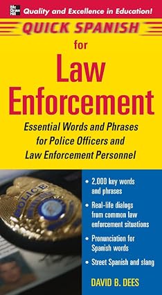 Amazon.com: Quick Spanish for Law Enforcement: Essential Words and ...