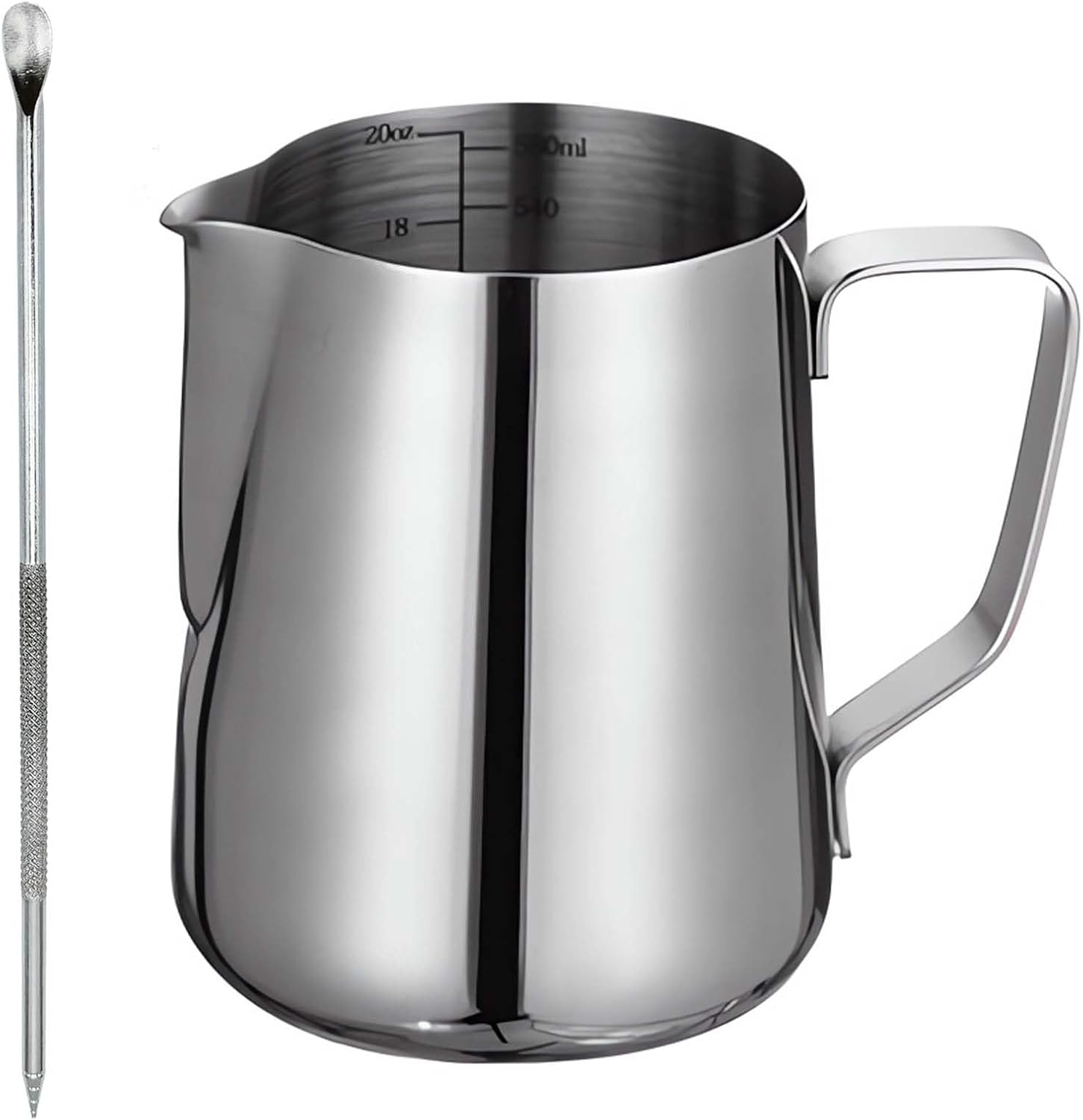 Amazon.com: stainness steel milk frothing pitcher - 20 OZ Espresso ...