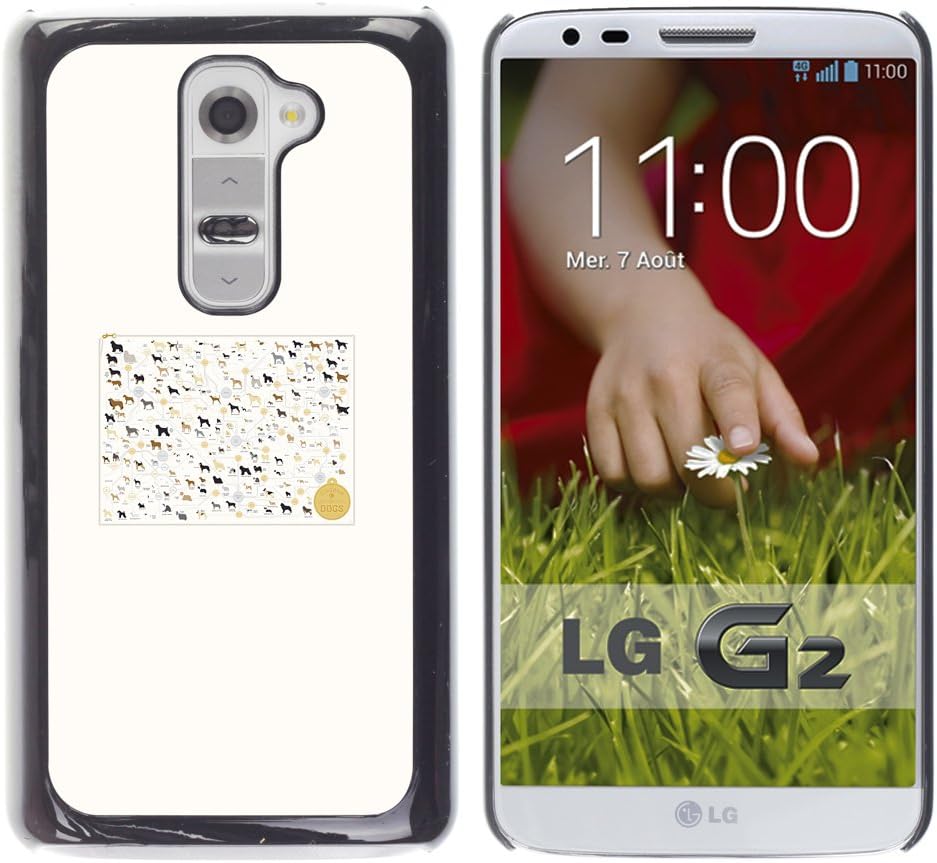 Dog Breeds Lineage Map Diagram - Aluminium Metal & plastique dur Cas de ...