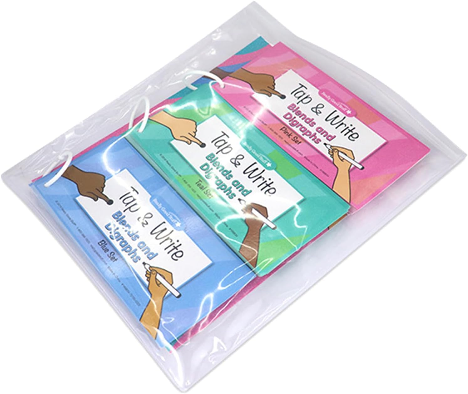 Amazon.com: VOCUE 51Pcs Tap and Write Flashcards Montessori Educational ...