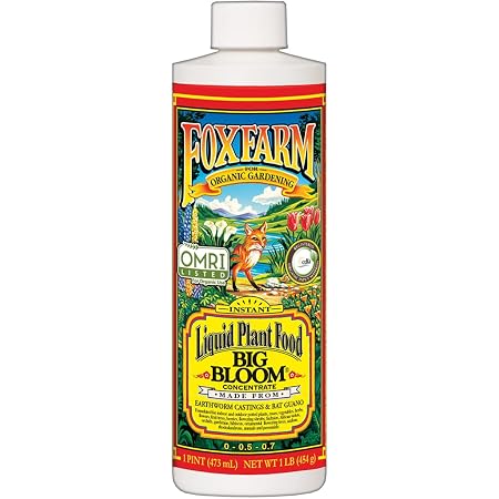 Amazon.com : Fox Farm Tiger Bloom Liquid Concentrate Fertilizer, 1-Pint ...