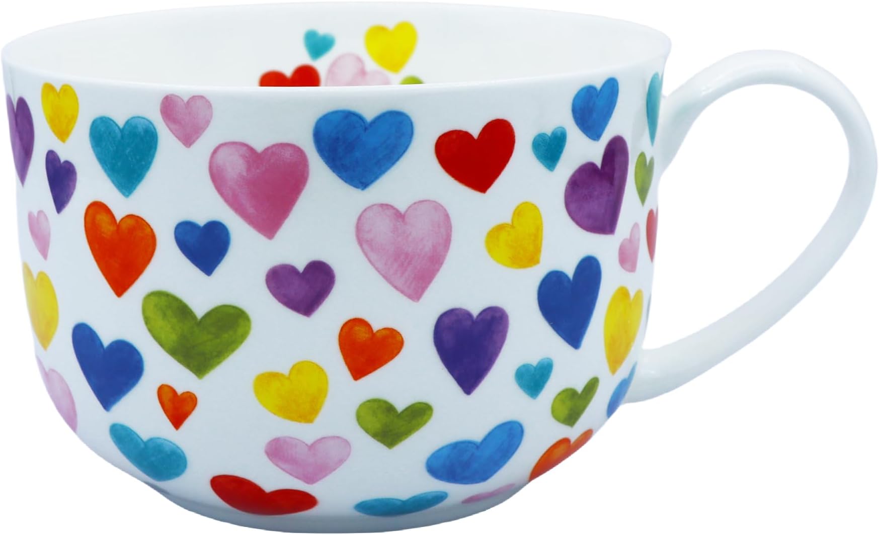 Amazon.com: Stonelainy Heart Shaped Mugs for Coffee Cute Coffee Mug ...