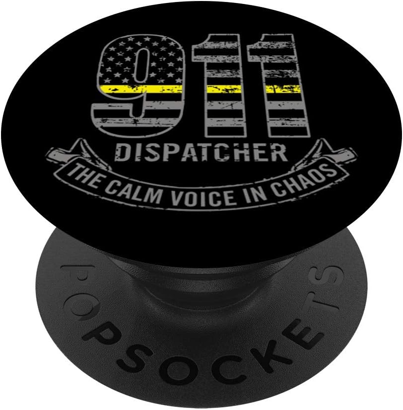 Amazon.com: Police 911 Dispatcher The Calm Voice In Chaos PopSockets ...