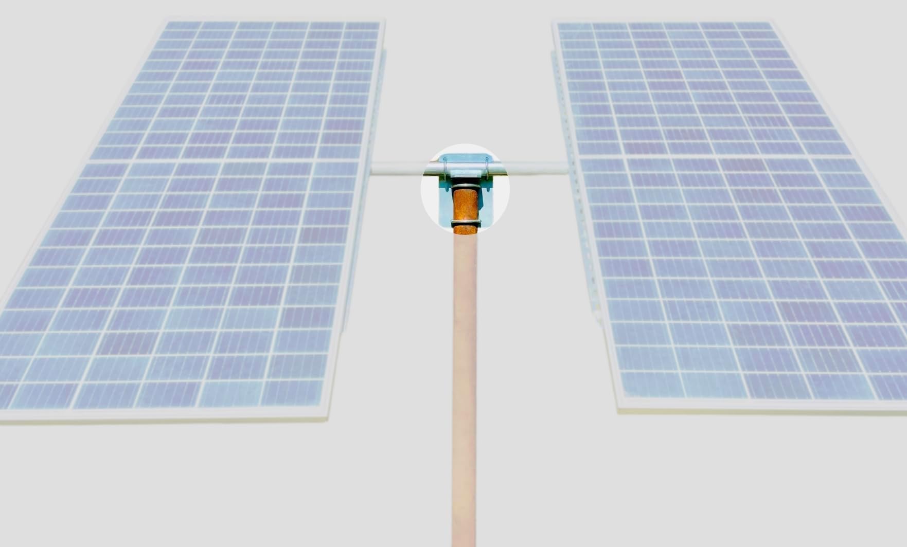 Amazon.com: Solar Panel Array Top of Pole Ground Mount Bracket 2" - 2.5 ...