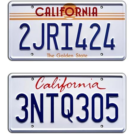 Fast and Furious | 2JRI424 + 3NTQ305 | Metal Stamped License Plates ...