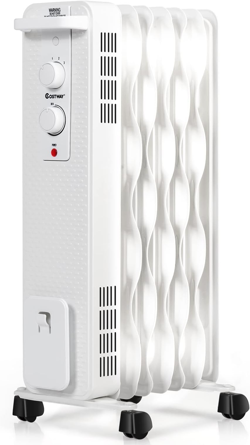 Amazon.com: Comfort Zone Oil-Filled Radiator Space Heater, Radiant ...