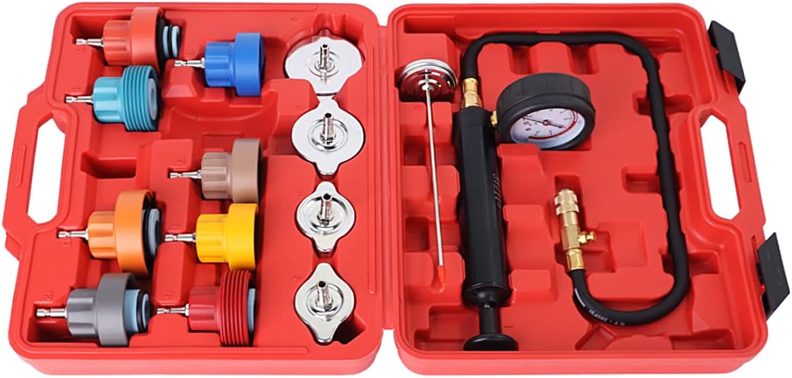 Amazon.com: HiwowSport 14PCS Universal Car Radiator Pressure Leakage ...