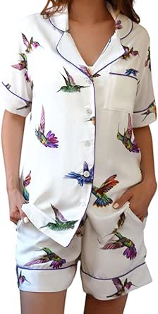 Villa Cotton Women's Italian-Designed Short Pajama Set - Silky-Soft ...