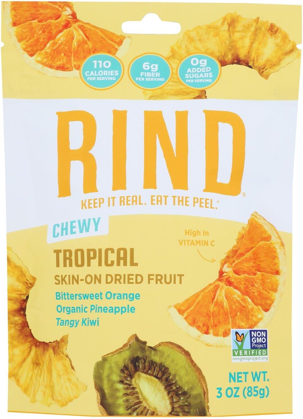 Amazon.com: Rind Tropical Blend Chewy Dried Fruit, No Added Sugar, Non ...