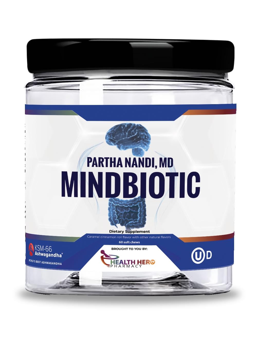Buy MindBiotic Brain Supplement - Probiotics & Prebiotics with KSM-66 ...