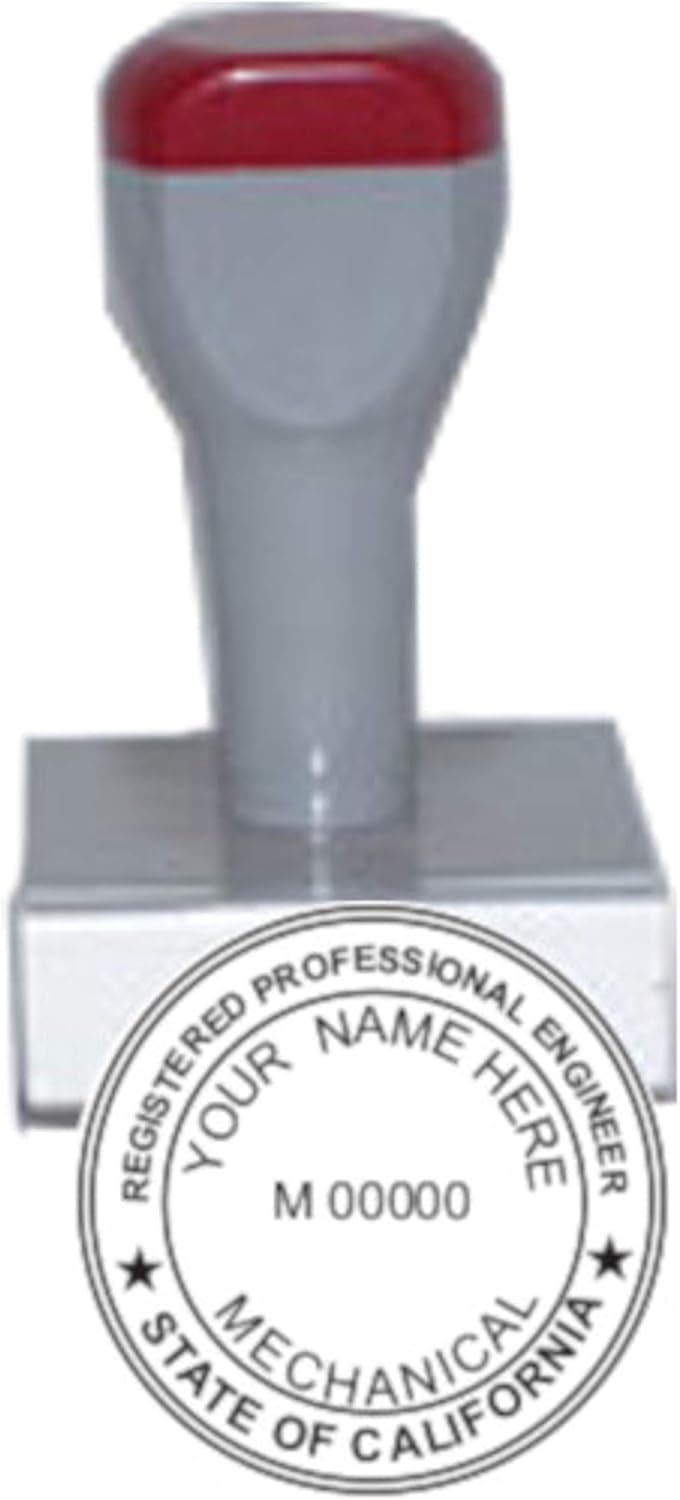 Amazon.com : HUBCO Standard Professional Engineer Seal Hand Stamp (1.75 ...