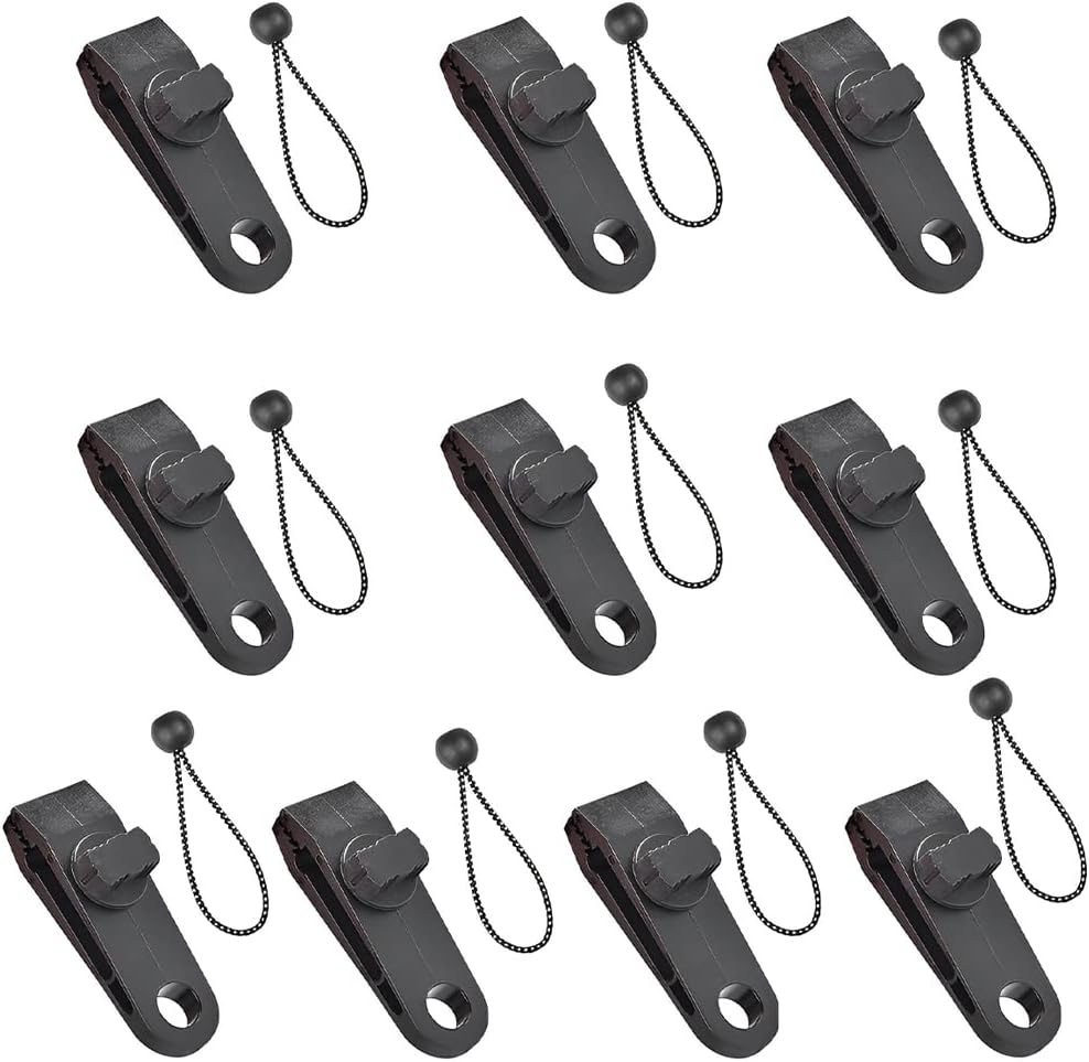 Amazon.com: Tarp Clips Heavy Duty Lock Grip Clamps, 10pcs Tarp Clamps ...