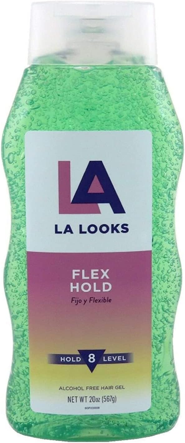 Amazon.com : La Looks Gel #8 Flex-Hold 20 Ounce (Green) (2 Pack), 40 ...