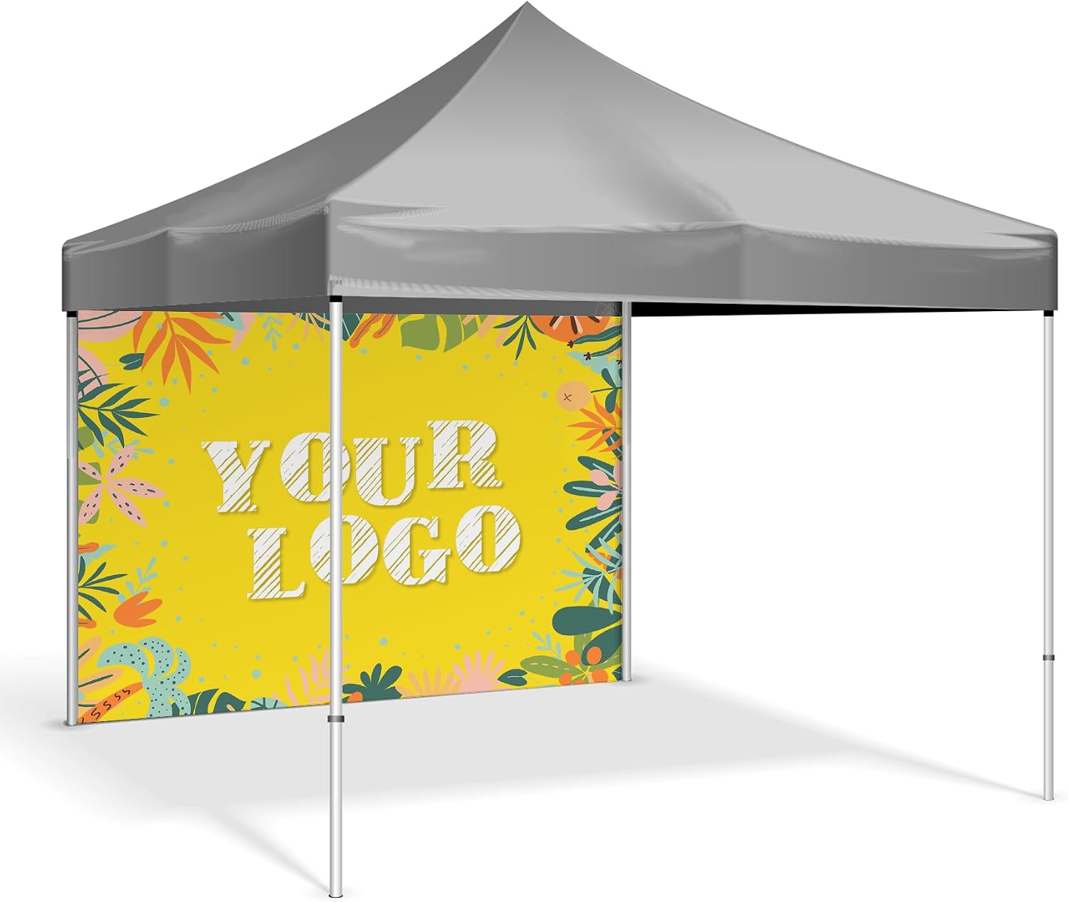 Amazon.com : Custom Full Wall for 10x10 Canopy Tent with Your Logo ...