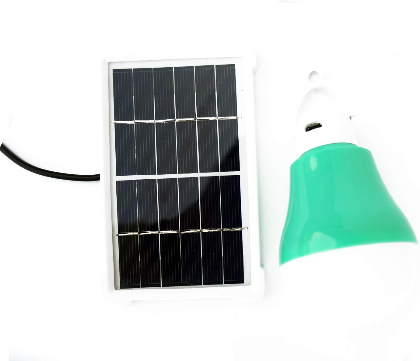 Amazon.com : Solar Bulb Lights,Rechargeable Lights Solar Panel Powered ...