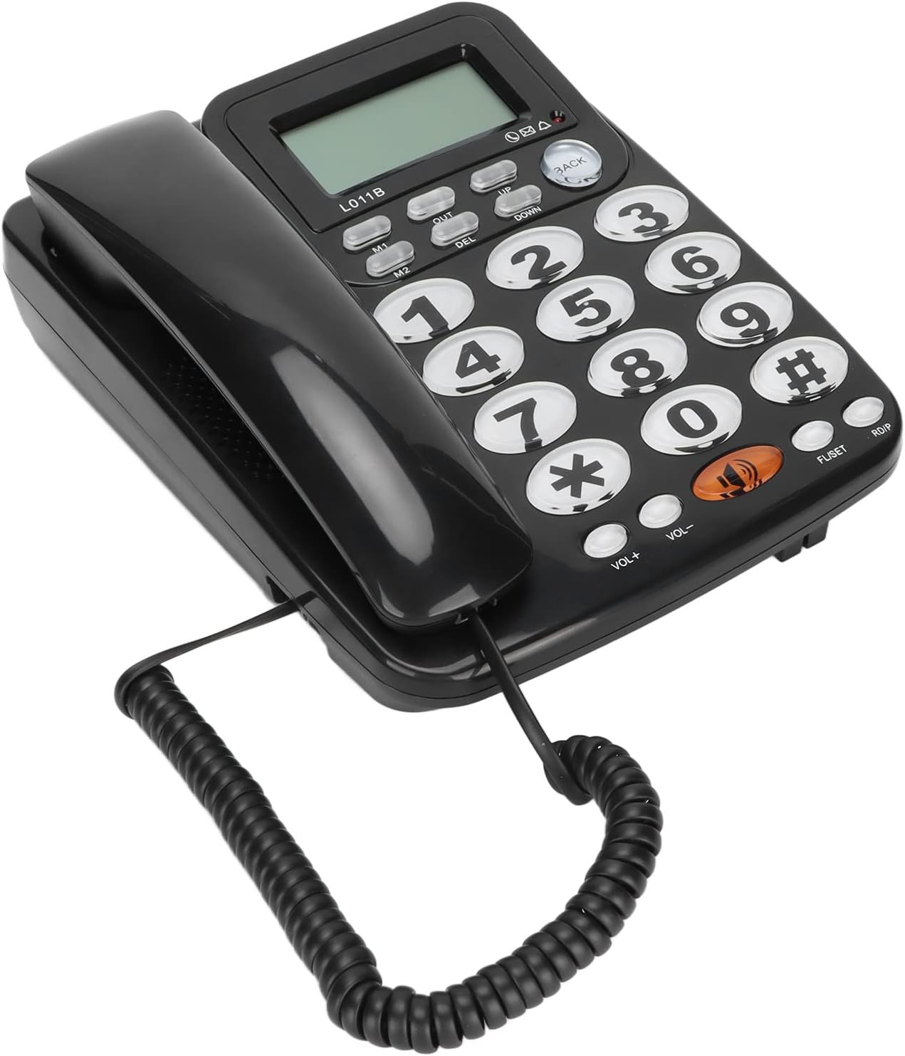 Amazon.com: PUSOKEI Corded Standard Phone with Answering System and ...
