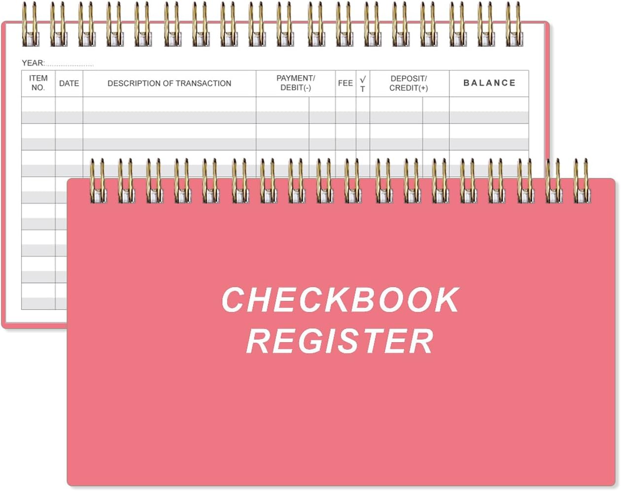 Amazon.com : Check Registers for Personal Checkbook - A6 Blank Ledger ...